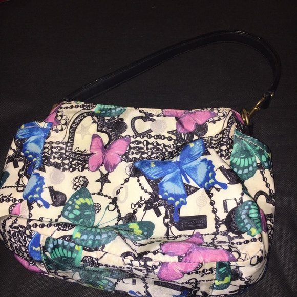 Coach | Bags | Limited Edition Carly Coach Butterfly Handbag | Poshmark